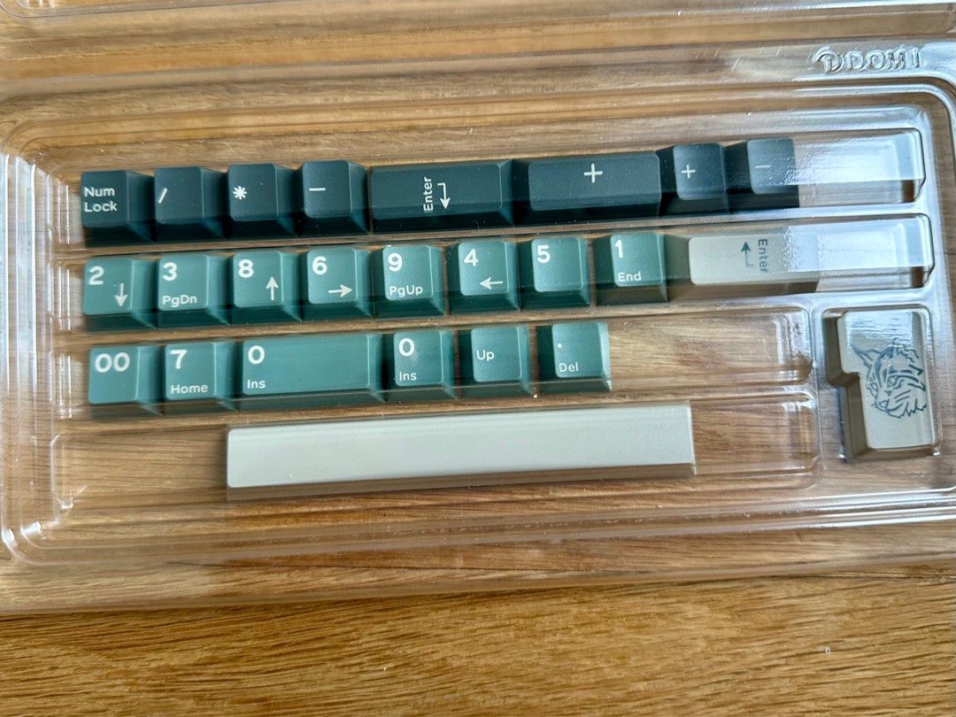 Domikey x iNKY Silent Forest DMK keycaps + novelties gmk, Computers ...