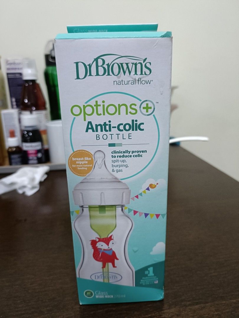 Dr. brown anti colic milk bottle, Babies & Kids, Nursing & Feeding ...