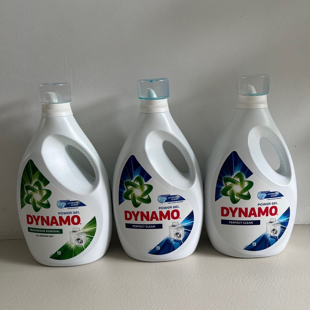 DYNAMO POWER GEL LAUNDRY DETERGENT, Furniture & Home Living, Cleaning ...