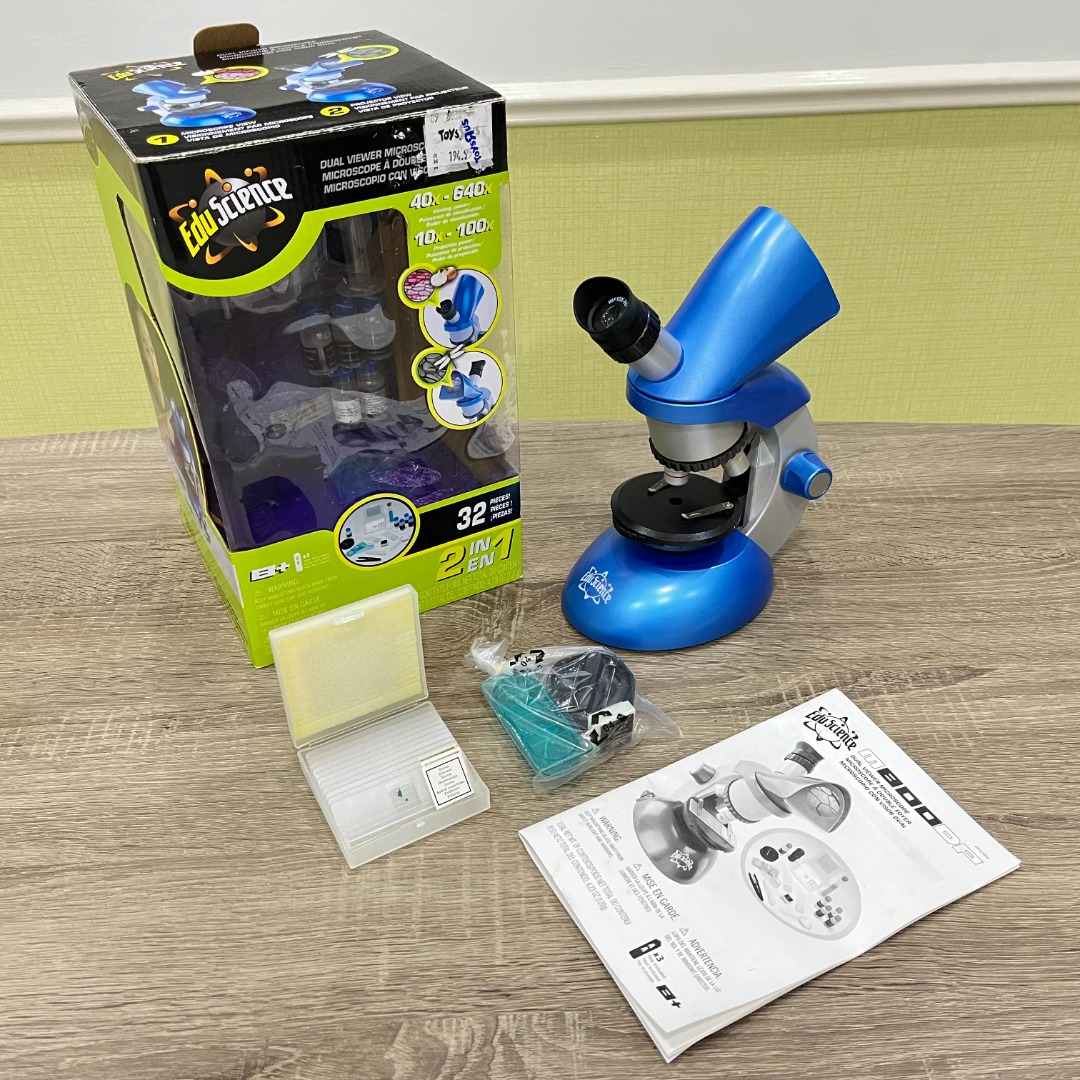 Edu-Science Microscope Set, Hobbies & Toys, Toys & Games on Carousell