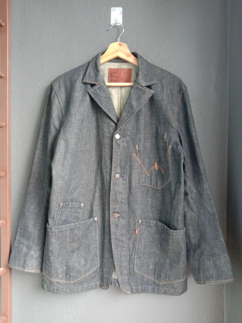 EDWIN denim/jeans jacket, Men's Fashion, Coats, Jackets and Outerwear ...