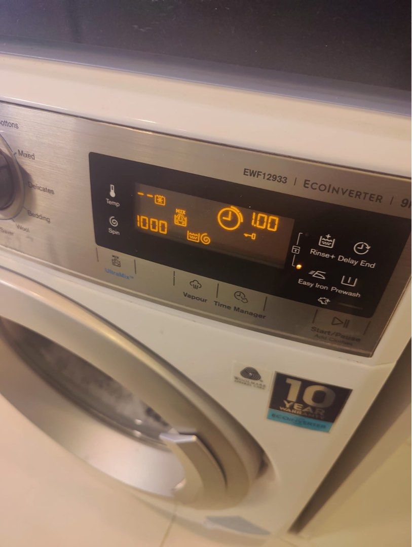 Electrolux Washing Machine EWF12933, TV & Home Appliances, Washing ...