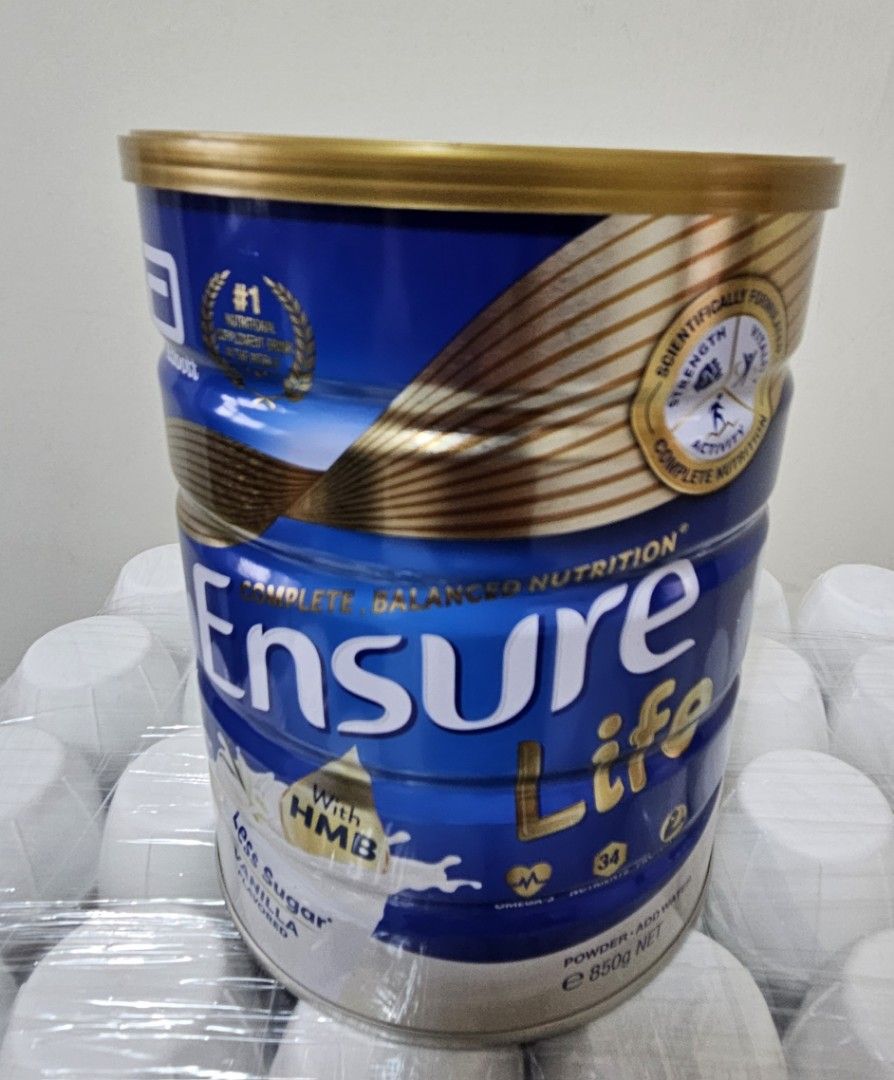 Ensure Life (Less Sugar, vanilla flavoured), Health & Nutrition, Health ...