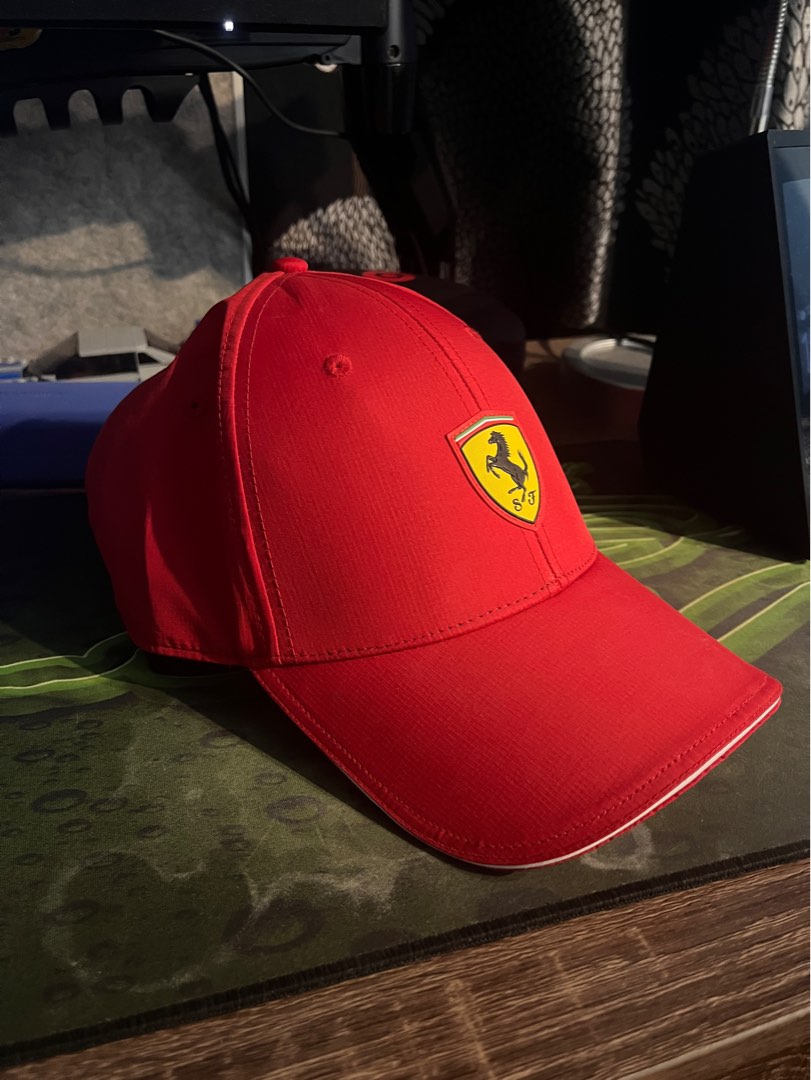 Ferrari (Sf) Fanwear Baseball Cap, Men's Fashion, Watches & Accessories ...
