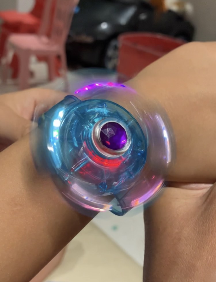 Fidget watch with lights!, Hobbies & Toys, Toys & Games on Carousell