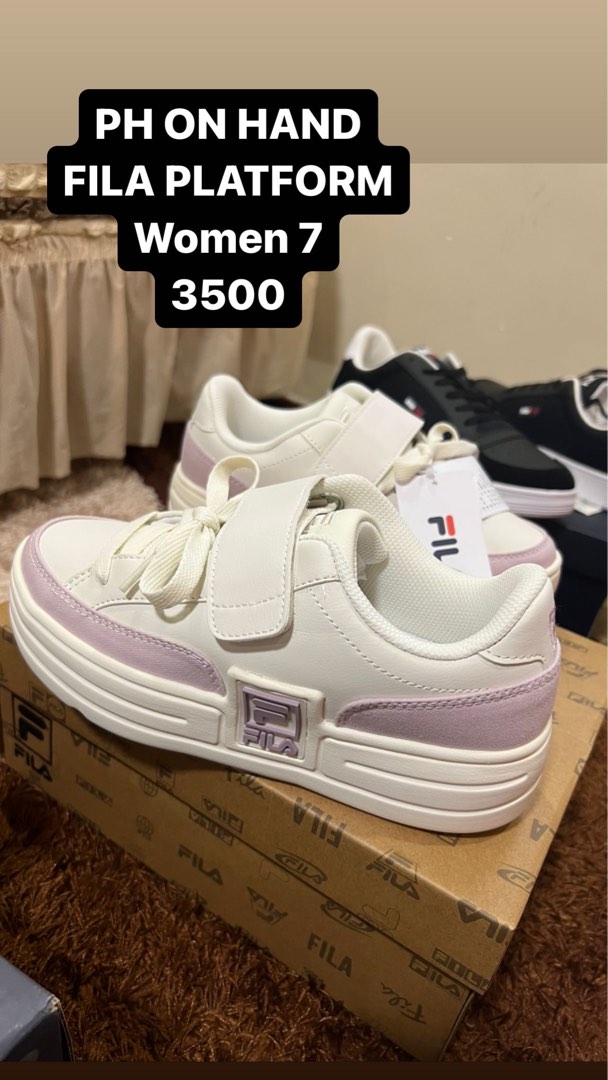 Fila Platform Sneakers US7, Women's Fashion, Footwear, Sneakers on ...