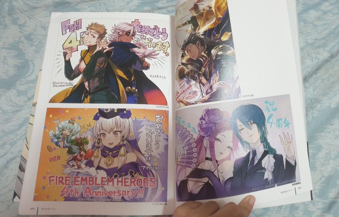 Fire emblem heroes artbook Vol 2, Hobbies & Toys, Memorabilia ...