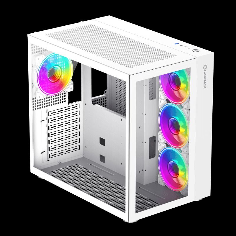 FISH TANK | GAMEMAX INFINITY WHITE PC CASING CHASSIS | ATX MATX MOBO ...