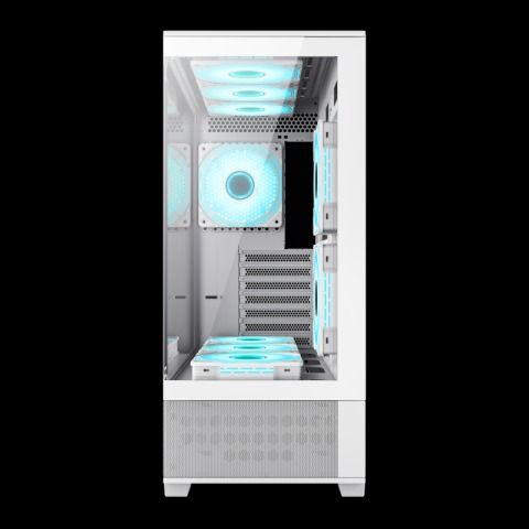 FISH TANK | GAMEMAX VISTA AW WHITE PC CASING CHASSIS | EATX ATX MATX ...