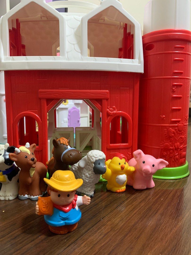 Fisher-Price Little People Animal Friends Farm Barn, Hobbies & Toys ...