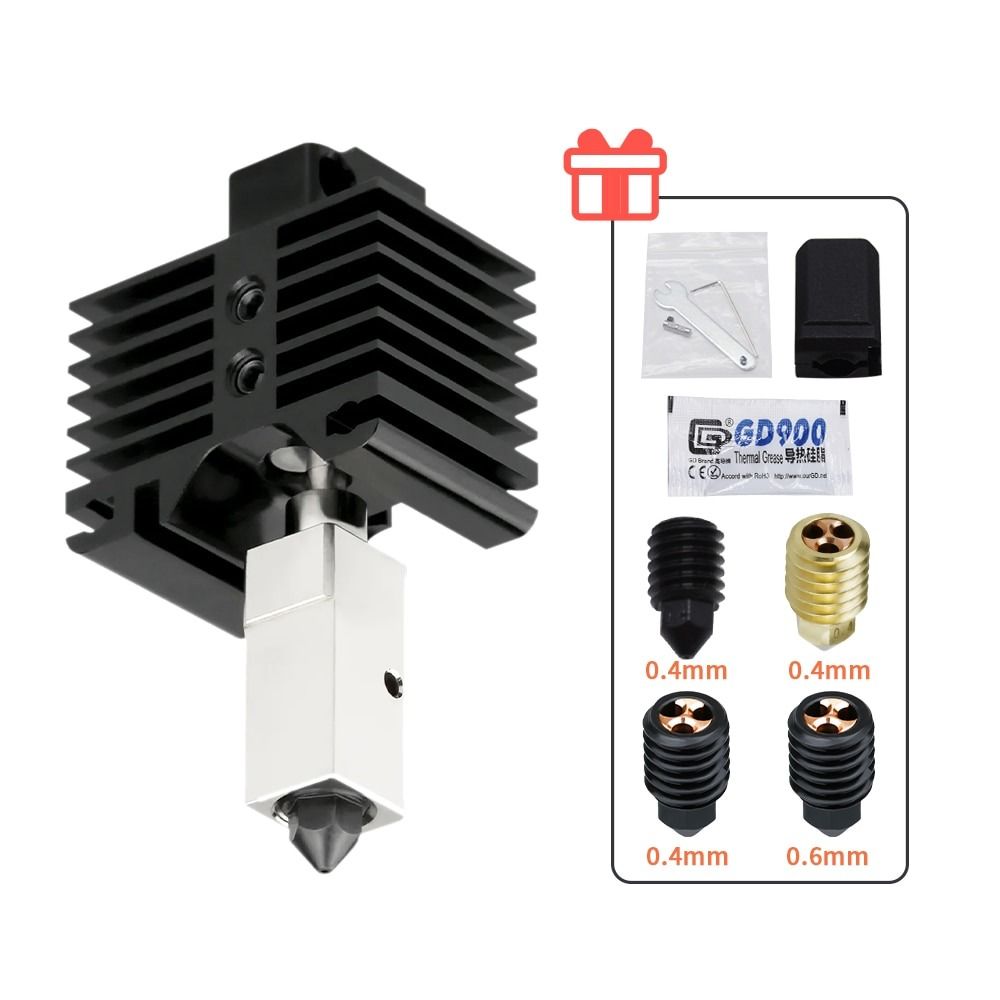 For Bambu Lab X1&P1P Printer Upgraded 3D Extrusion Head Hot End Cht ...