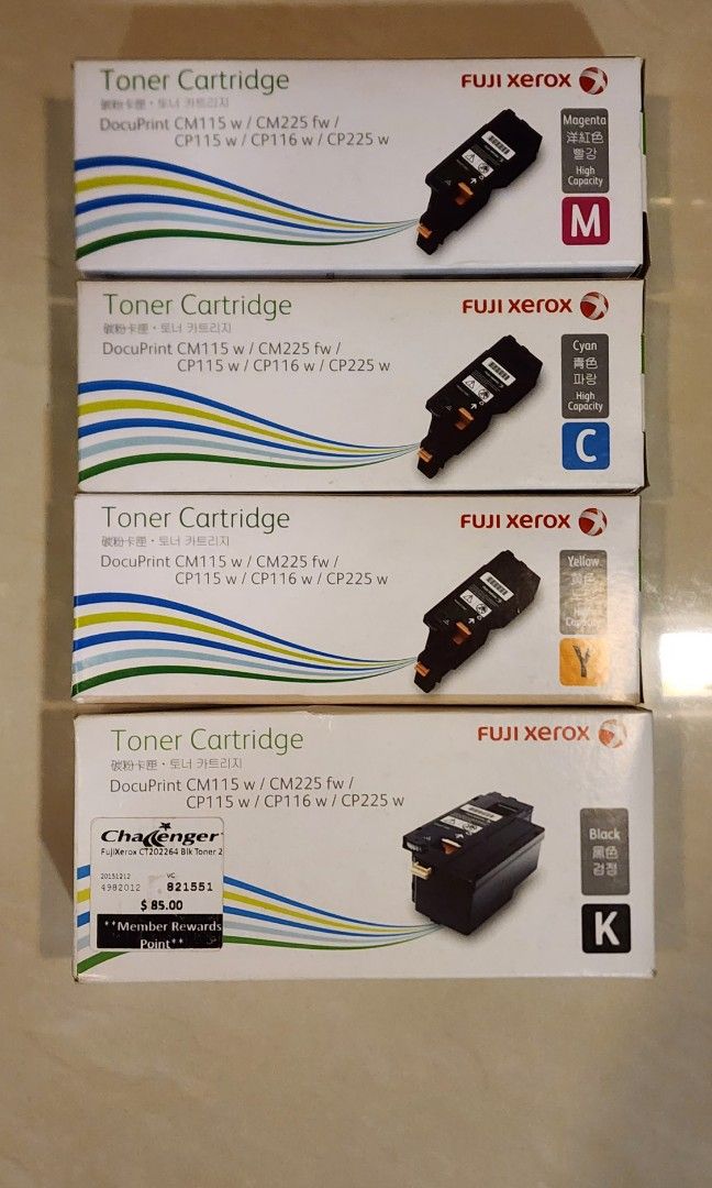 Fuji Xerox Toner Cartridge (Full Set), Computers & Tech, Printers ...