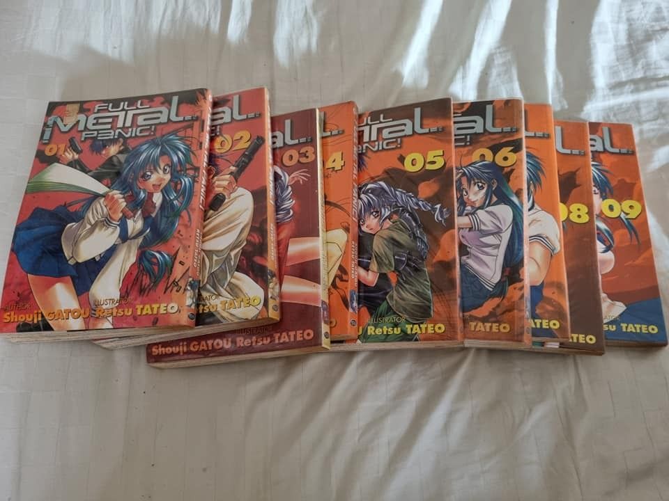 Full Metal Panic English Manga Volumes 1-9 (Completed), Hobbies & Toys ...