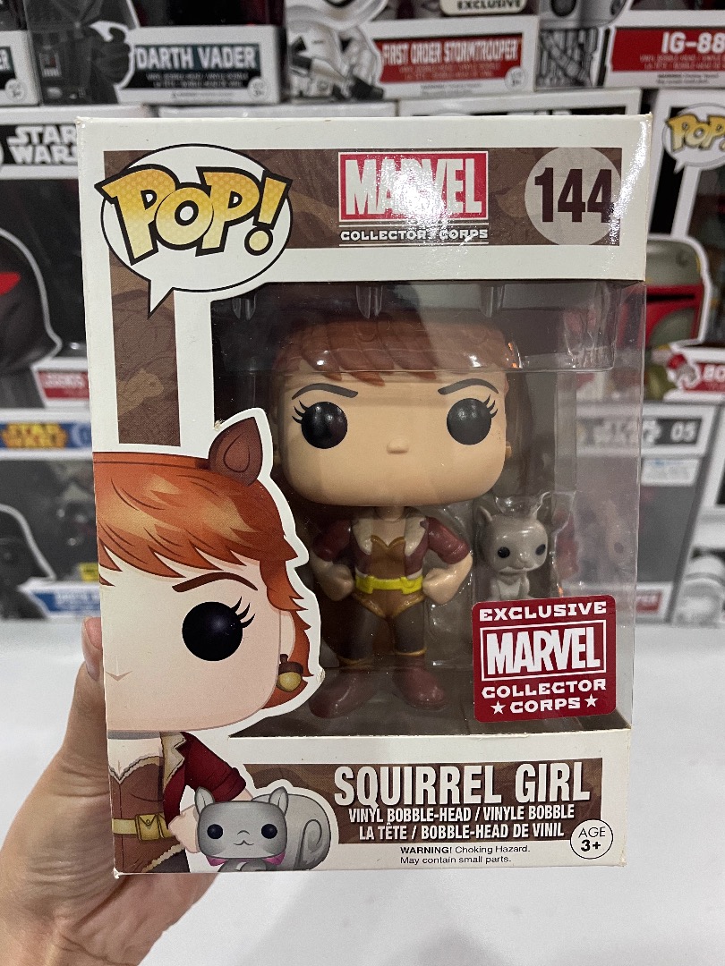 Funko Pop! Marvel Squirrel Girl #144 | Marvel Collector Corps Exclusive, Hobbies & Toys, Toys ...