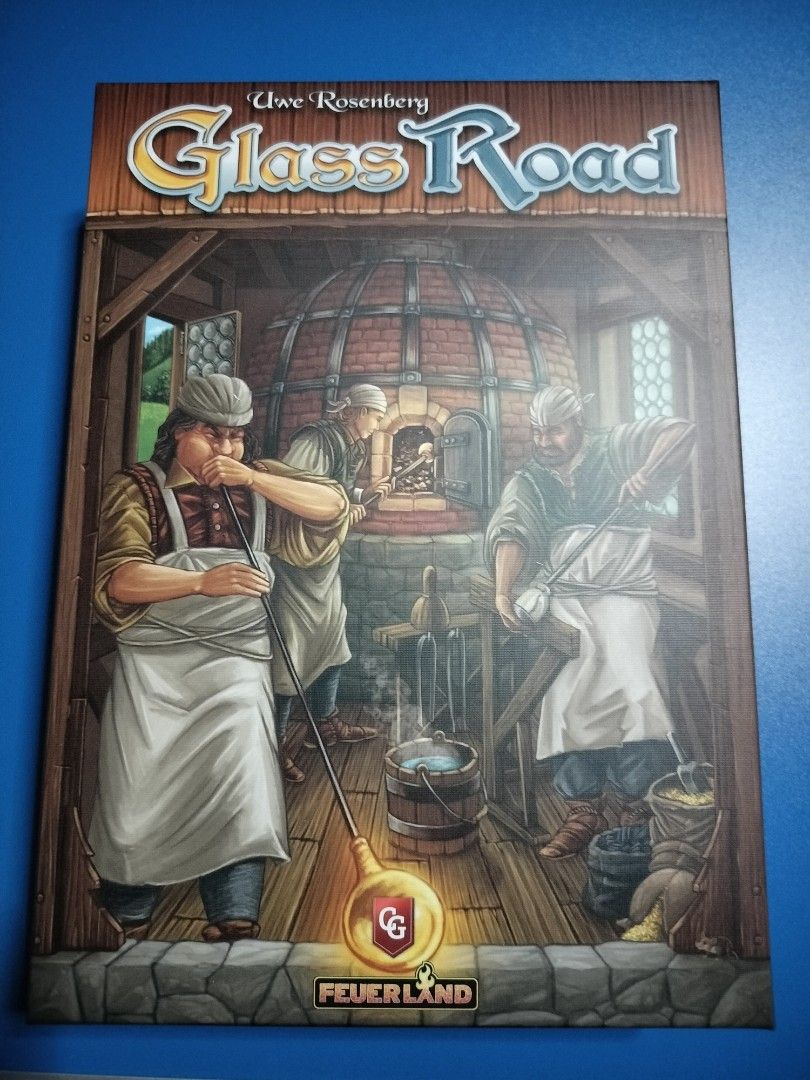 Glass Road Board Game Uwe Rosenberg + Promo card and tiles + Mini ...