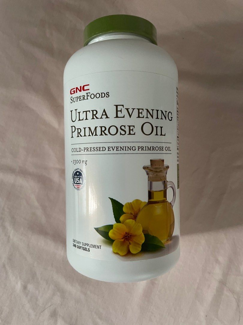 GNC Ultra Evening Primrose, Health & Nutrition, Health Supplements ...