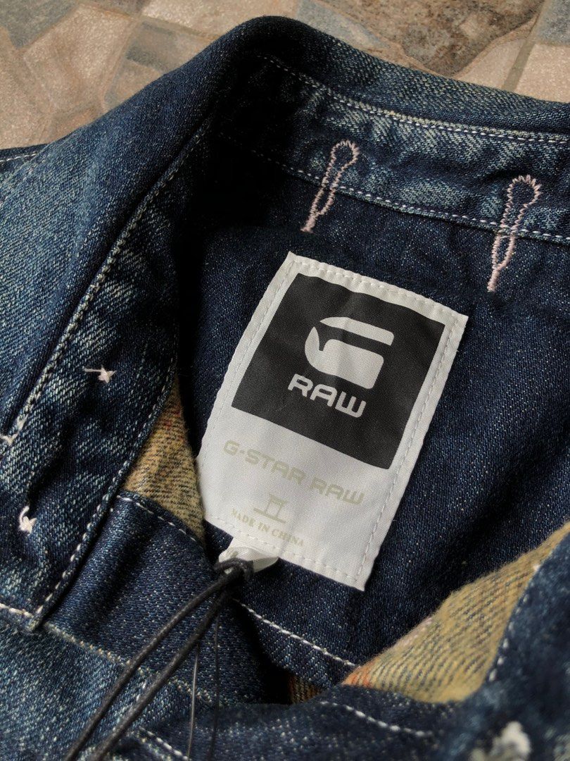 GSTAR Raw - Track Denim LS (Denim Jacket), Men's Fashion, Coats ...