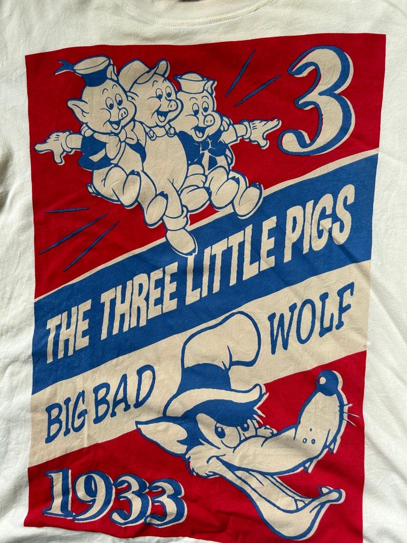 GUCCI X DISNEY 2019 Three Little Pigs T-Shirt, Men's Fashion, Tops ...