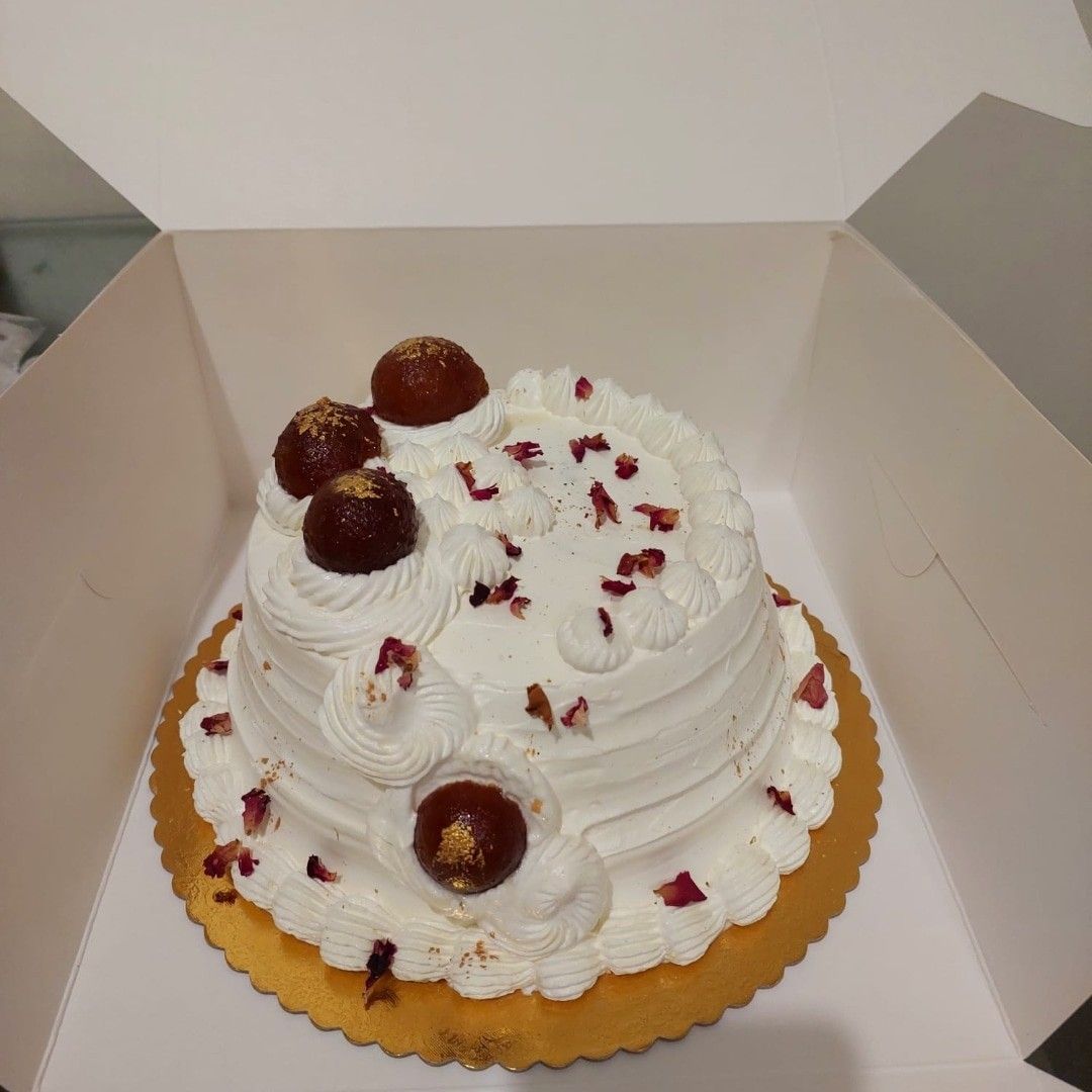 Gulab Jamoon cake, Food & Drinks, Homemade Bakes on Carousell