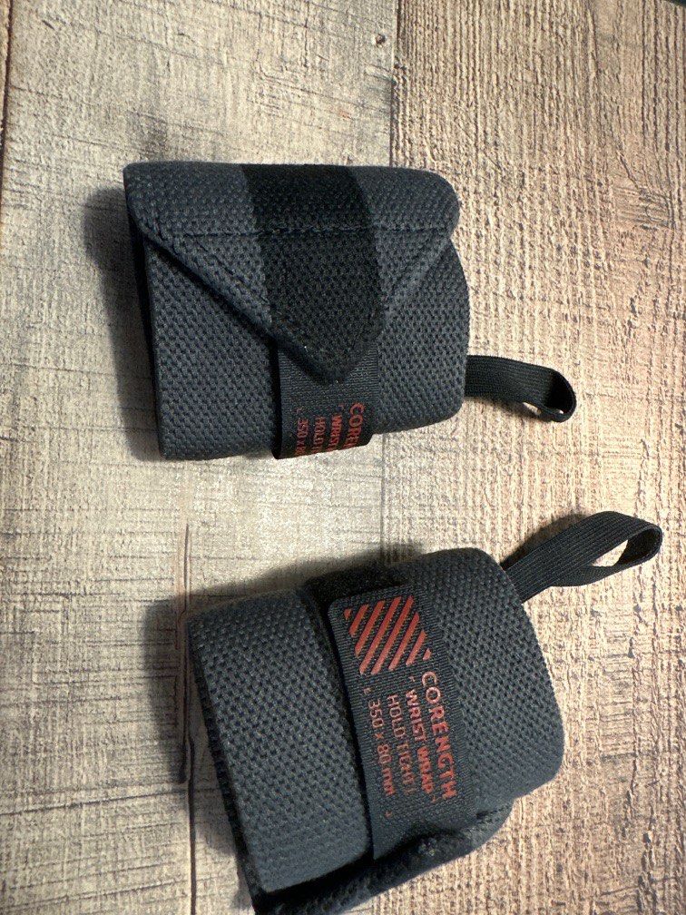 Gym wrist wrap guards, Sports Equipment, Exercise & Fitness, Weights ...