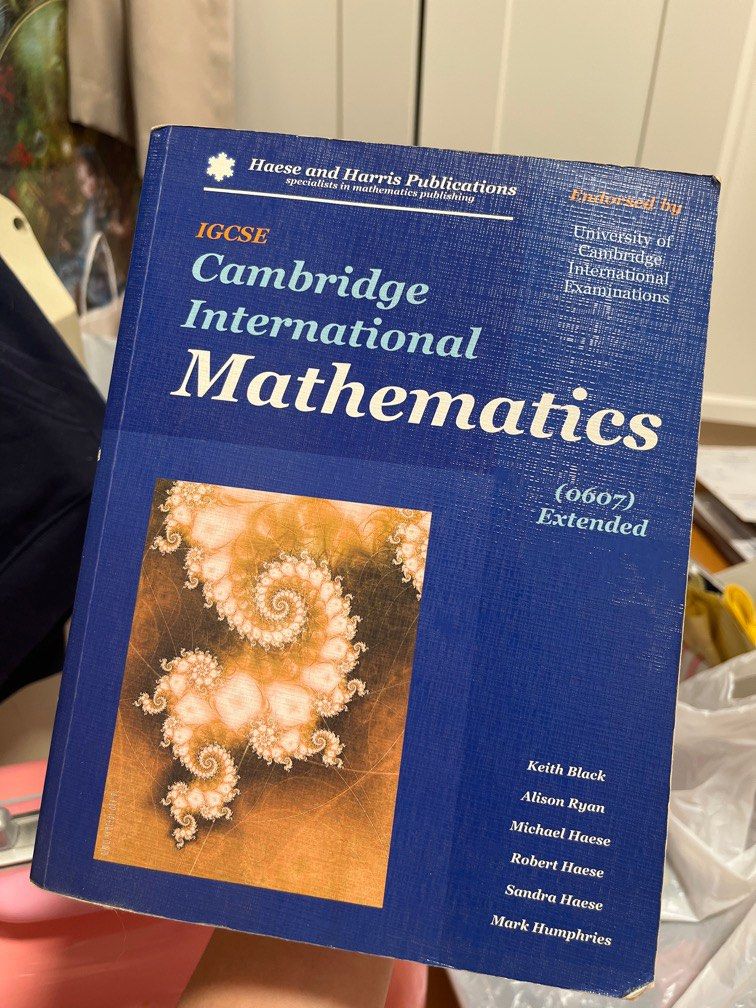 Haese IGCSE Cambridge International Mathematics (0607) First Edition ...