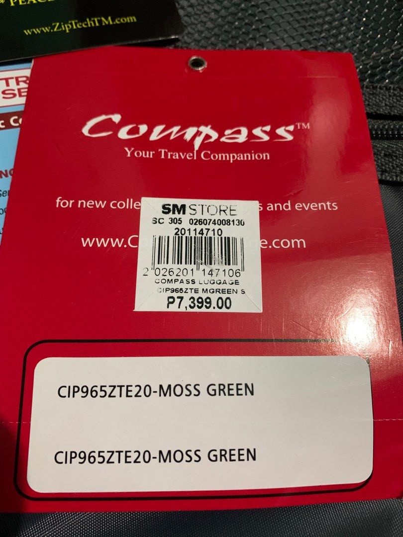 Hand carry luggage (compass), Hobbies & Toys, Travel, Luggage on Carousell