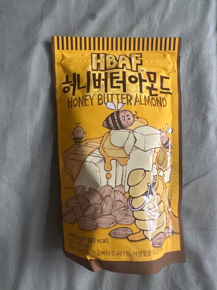 HBAF Honey Butter Almond 190g, Food & Drinks, Other Food & Drinks on Carousell