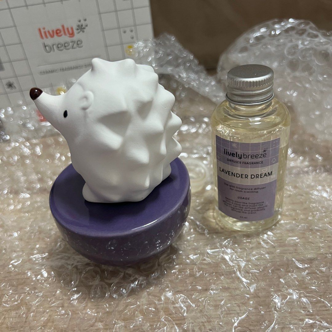 Hedgehog Ceramic Diffuser, Furniture & Home Living, Home Fragrance on ...
