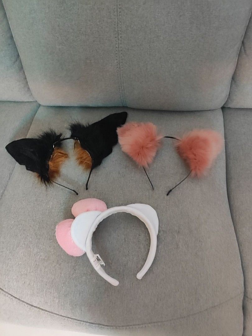 Hello kitty Sanrio headband + Werewolf and pink fox headband bundle ...