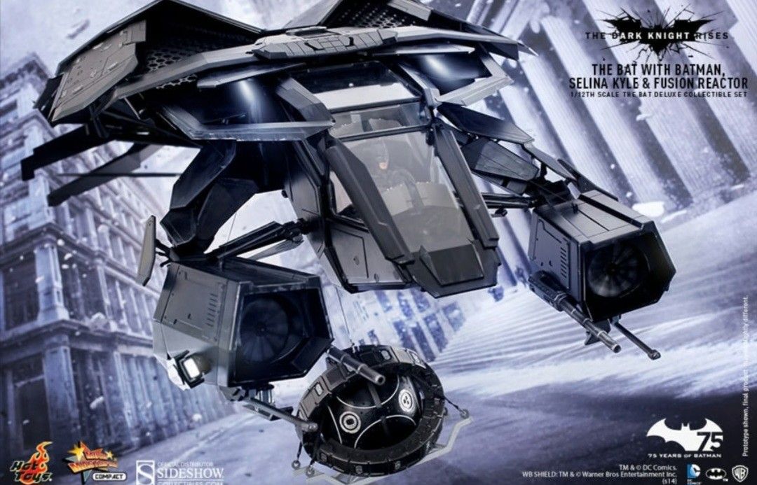Hot Toys 1/12 The Bat Plane batmobile, Hobbies & Toys, Toys & Games on ...