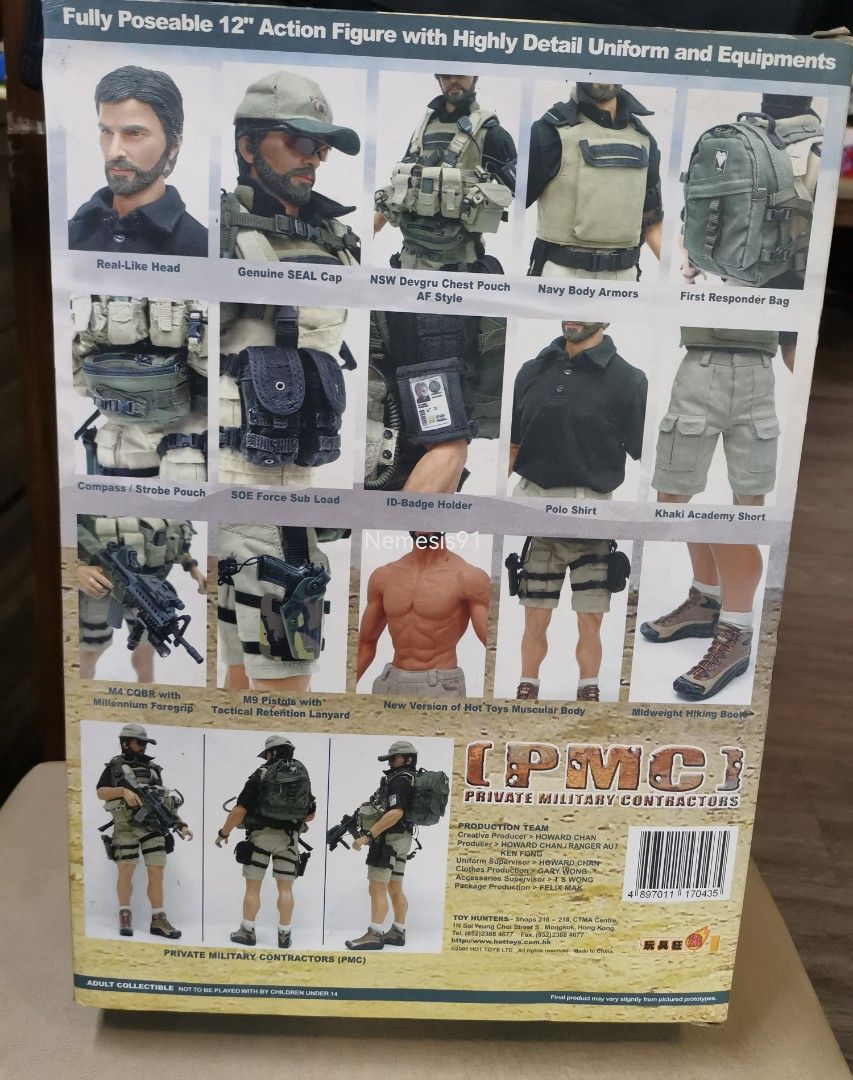 Hot Toys 1/6 military figure PMC rare, Hobbies & Toys, Toys & Games on ...