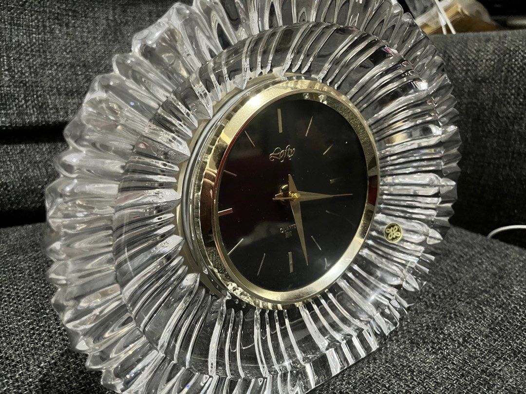 Hoya Crystal Clock, Furniture & Home Living, Home Decor, Clocks on ...