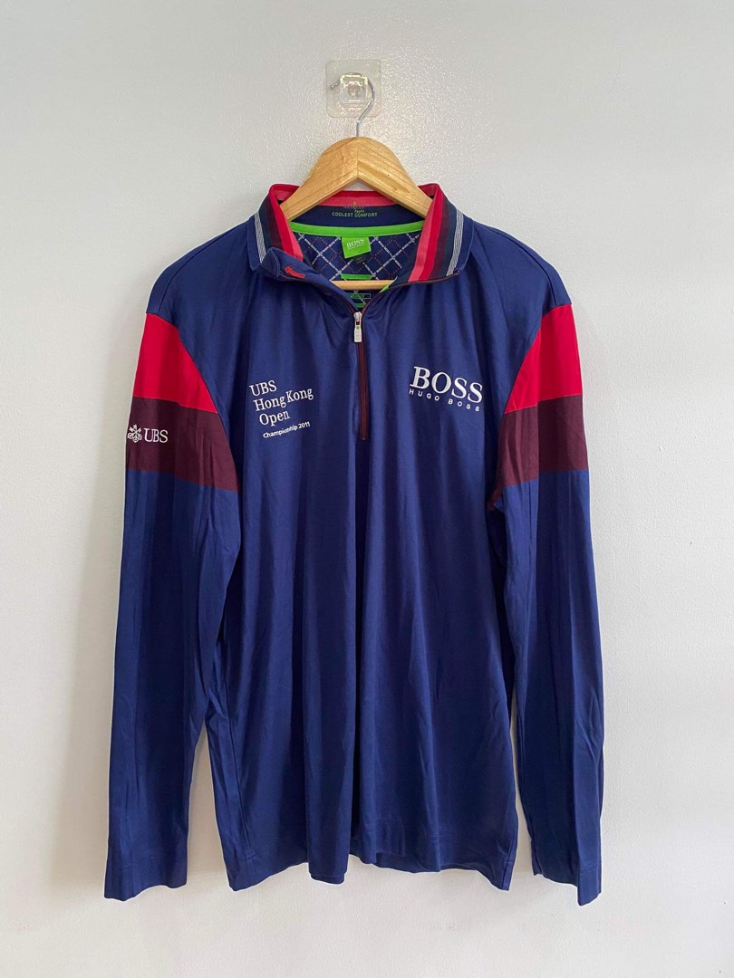 Hugo Boss Golf Longsleeve, Men's Fashion, Activewear on Carousell