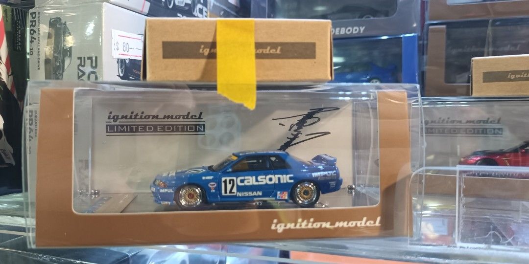 IG IGNITION MODEL 1:64 IG2692 NISSAN SKYLINE GT-R CALSONIC R32 #12 1990 ...