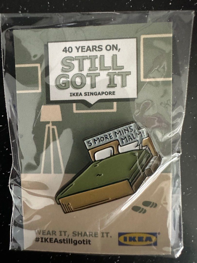 IKEA Anniversary Pin Badge, Hobbies & Toys, Memorabilia & Collectibles ...