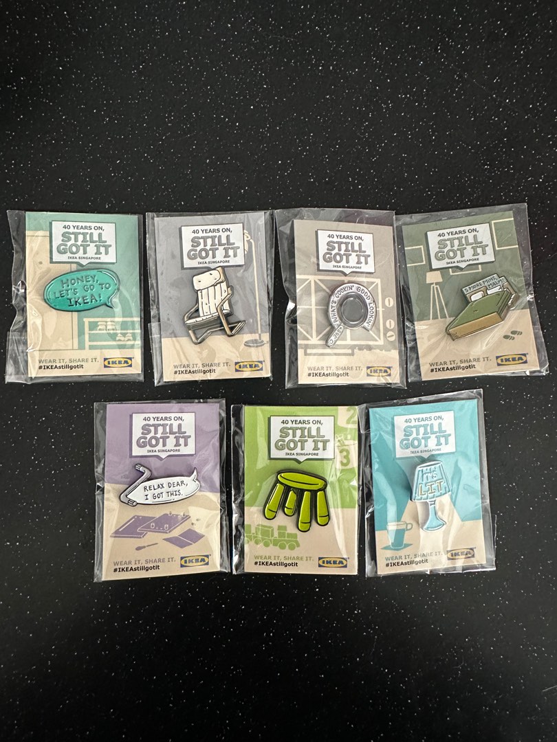 IKEA Anniversary Pin Badge, Hobbies & Toys, Memorabilia & Collectibles ...