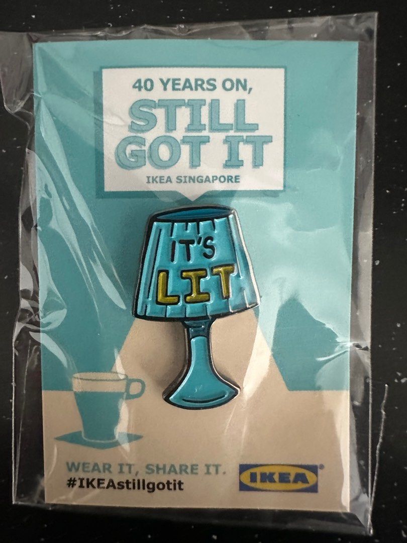 IKEA Anniversary Pin Badge, Hobbies & Toys, Memorabilia & Collectibles ...