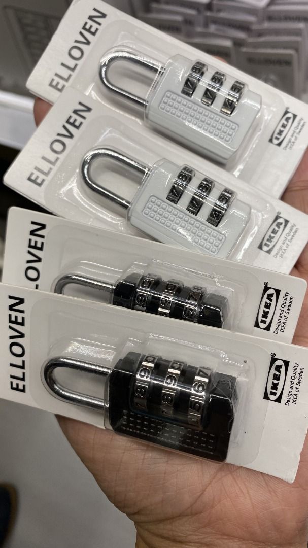 IKEA ELLOVEN Padlock, Hobbies & Toys, Travel, Luggage on Carousell