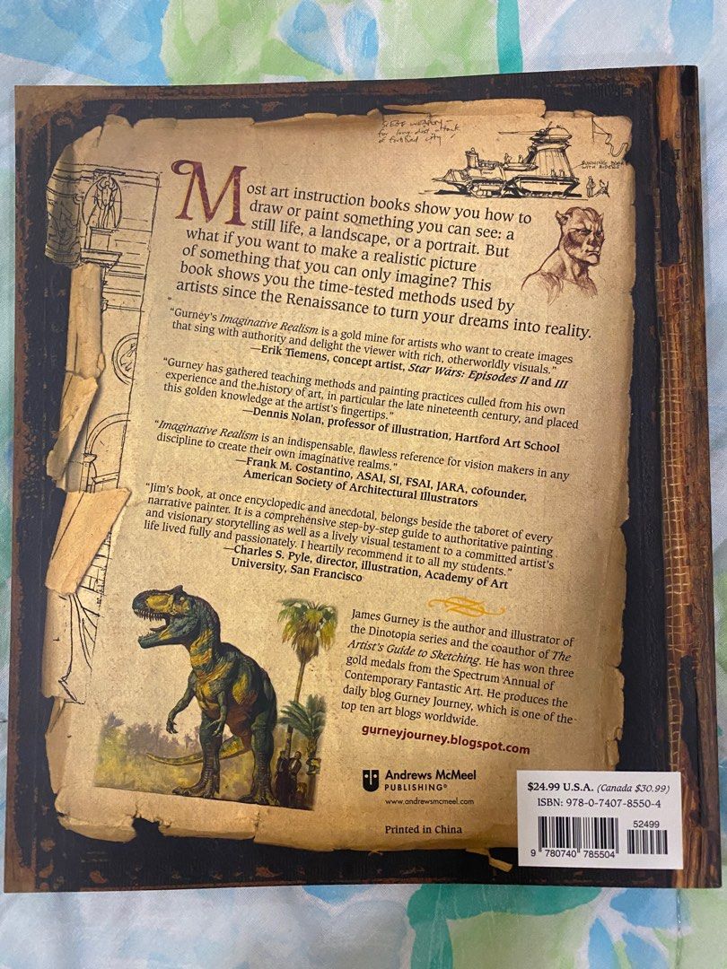 Imaginative Realism by James Gurney Art Book, Hobbies & Toys, Books ...