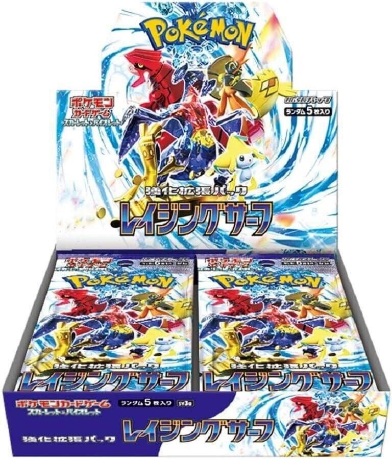 INSTOCK RAGING SURF BOX AND CASE/ pokemon 151/ 151/ pokemon/ Pikachu ...
