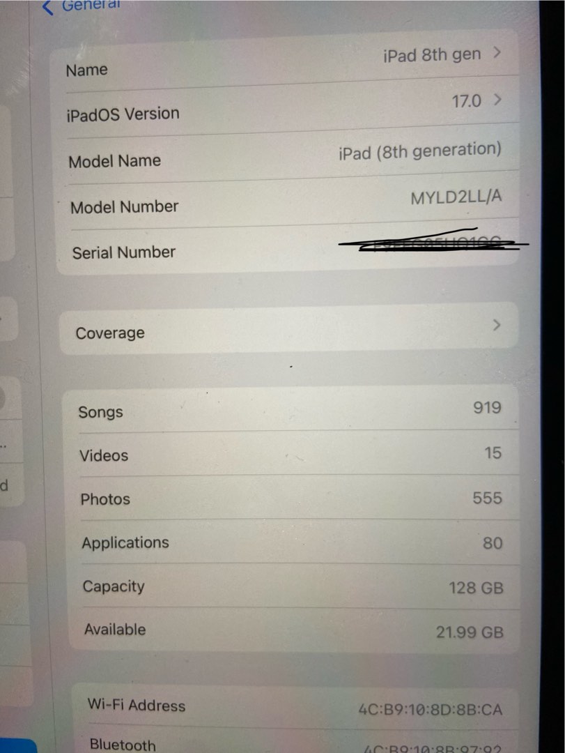 Ipad 8th gen 128gb no sim slot Swap sa gaming tablet, Mobile Phones ...