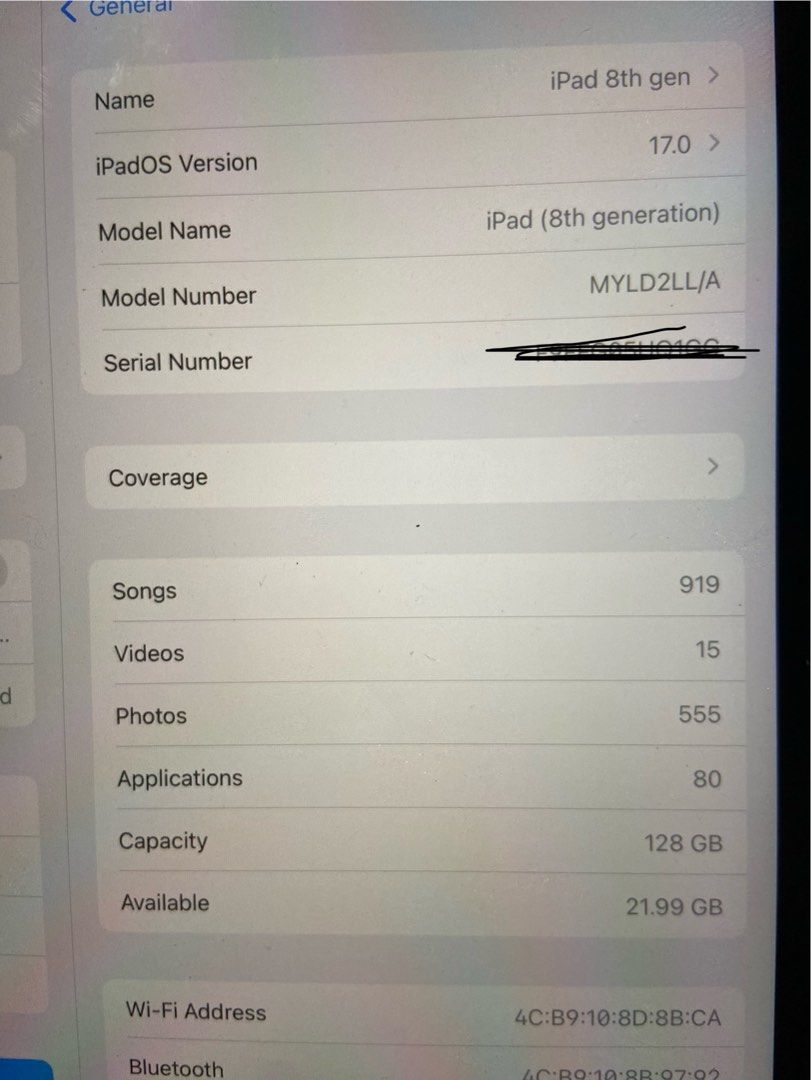Ipad 8th gen 128gb no sim slot Swap sa gaming tablet, Mobile Phones ...
