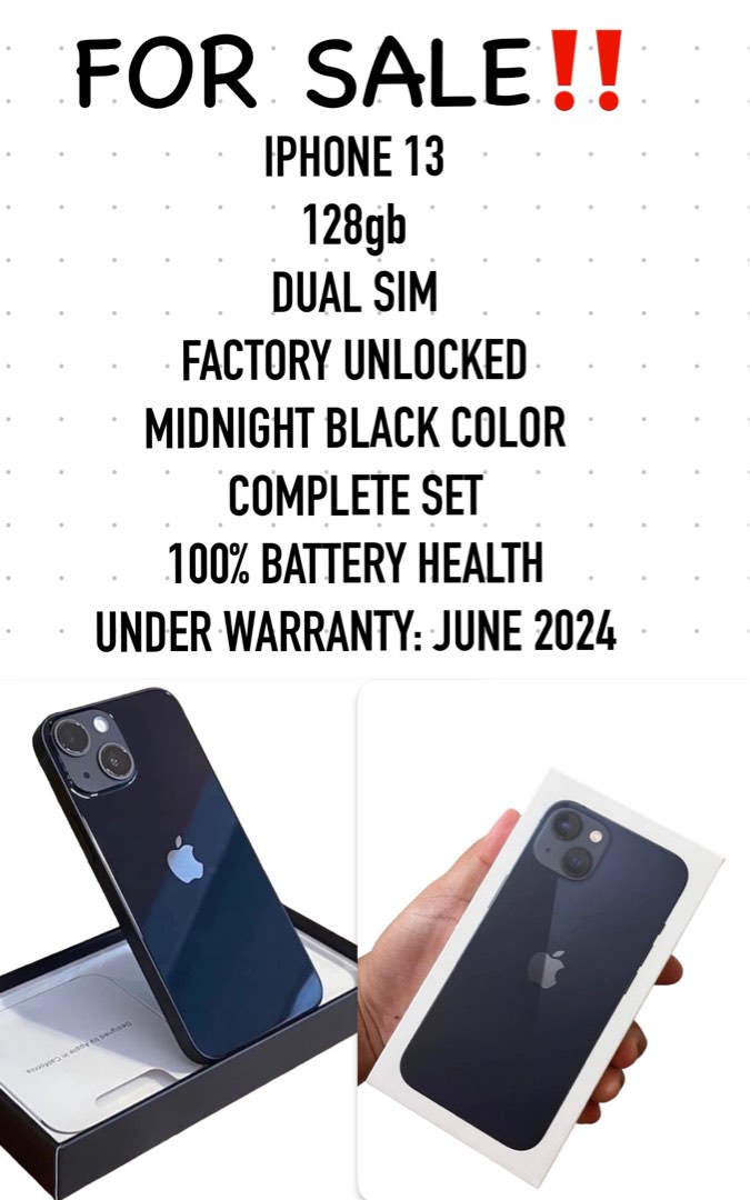 Iphone 13 128gb Midnight, Mobile Phones & Gadgets, Mobile Phones ...