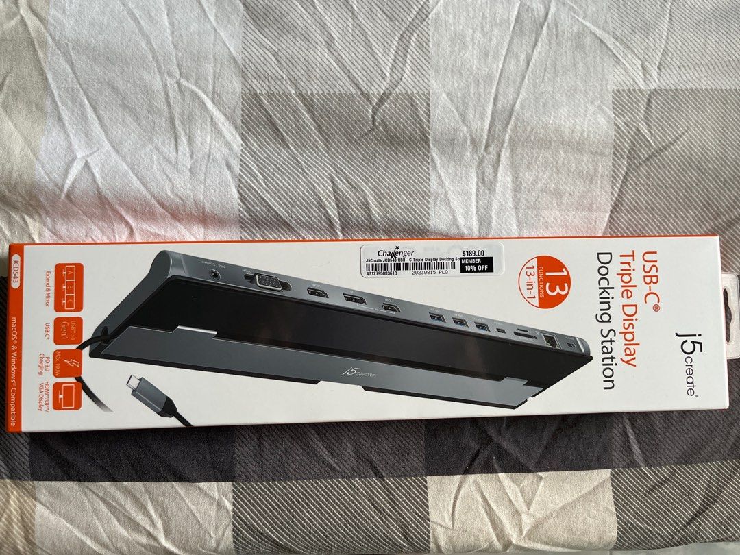 J5 Create Usb C Triple Display Docking Station Computers And Tech Parts And Accessories