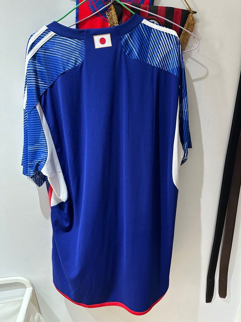Japan Home Kit 2022 World Cup, Men's Fashion, Activewear on Carousell