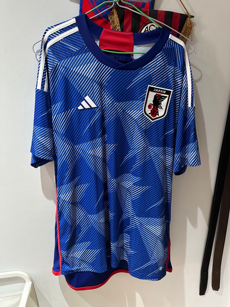 Japan Home Kit 2022 World Cup, Men's Fashion, Activewear on Carousell