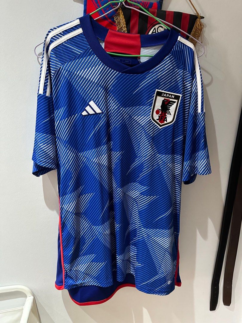 Japan Home Kit 2022 World Cup, Men's Fashion, Activewear on Carousell