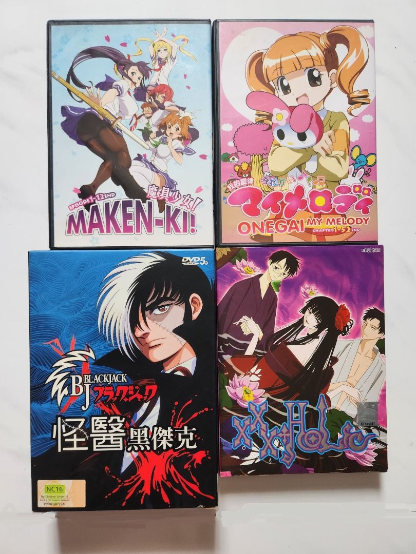Japanese Anime DVD Maken-ki , Onegai My Melody , Black Jack , XXX Holic ...