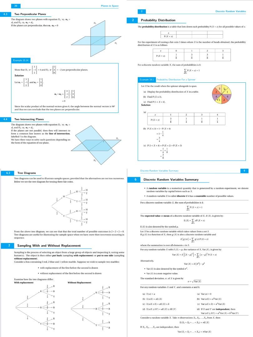 JC (A Level) Comprehensive H2 Math Notes, Hobbies & Toys, Books ...