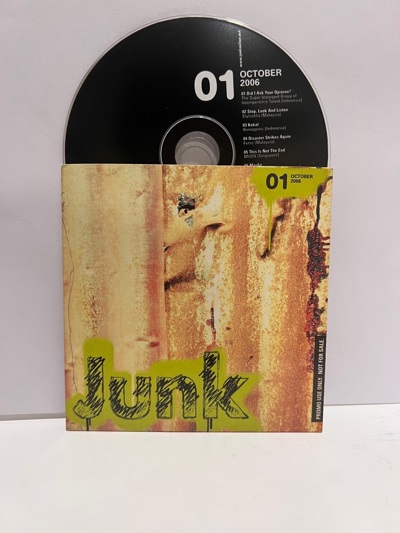 JUNK magazine CD Compilation 01, Hobbies & Toys, Music & Media, CDs ...